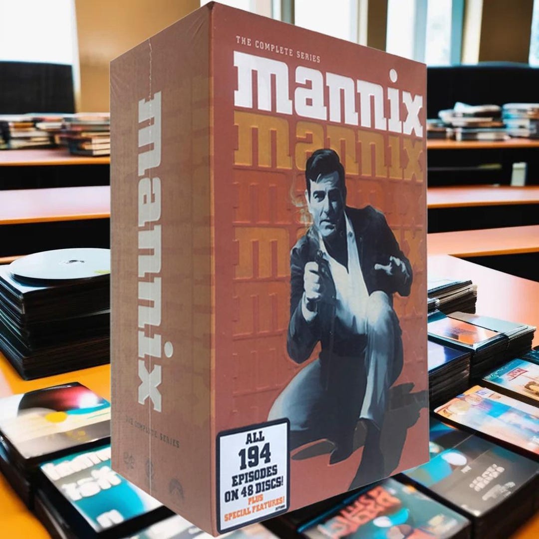 Mannix the Complete Series Action/crime/drama/mystery/thriller Mike Connors/gail Fisher English ...