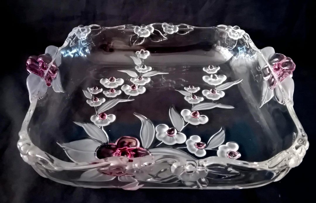 Walther Glass 'maria' Serving Bowl - Etsy