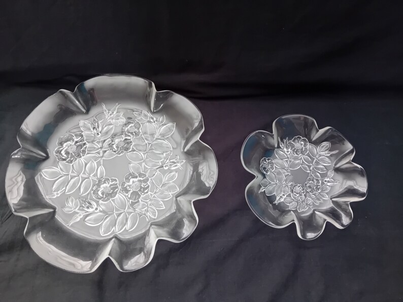 Mikasa Flower 'bianca' Serving Plate Set/2 - Etsy