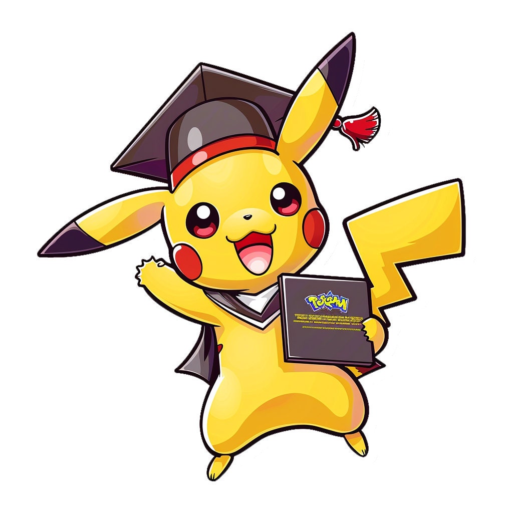 Pikachu Graduation Png Graduation Png Pikachu Png Happy Graduation Cap ...