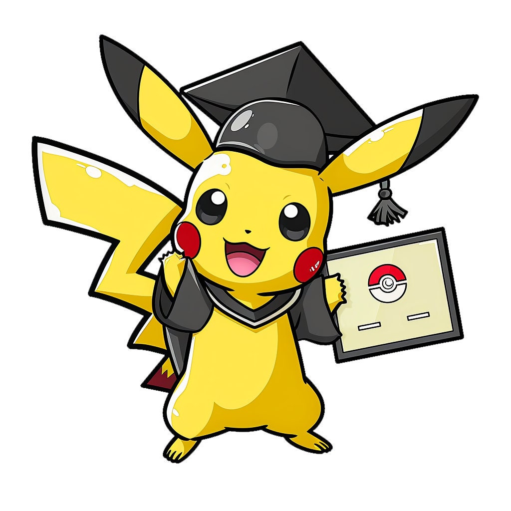 Pikachu Graduation Png Graduation Png Pikachu Png Happy Graduation Cap ...