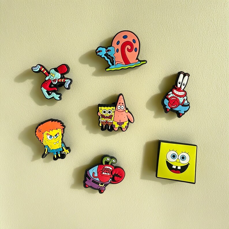 Spongebob Croc Charm Cartoon Shoe Charm Sponge and Patrick Sponge Bob ...