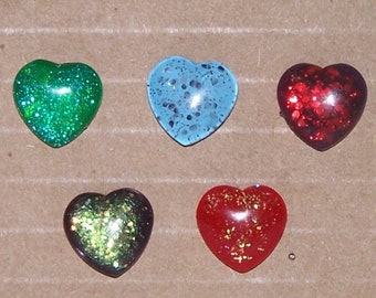 Heart Pushpin Set PN123 Home Office Hearts - Etsy