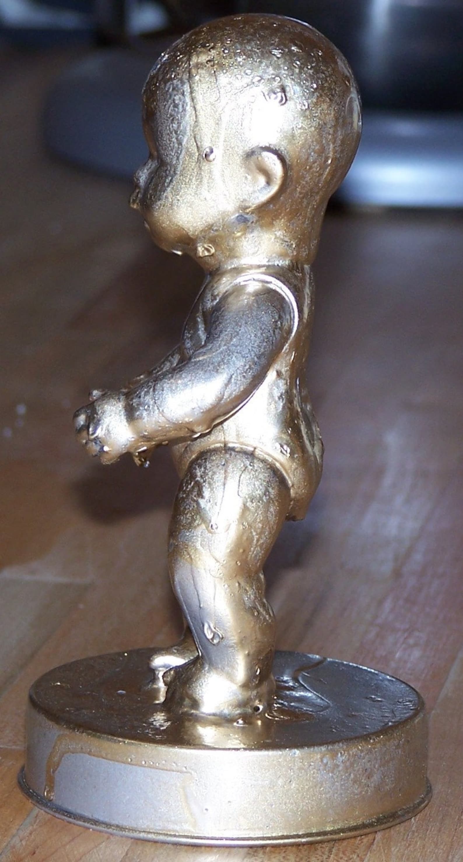 Faux-bronze Baby Statue - Etsy