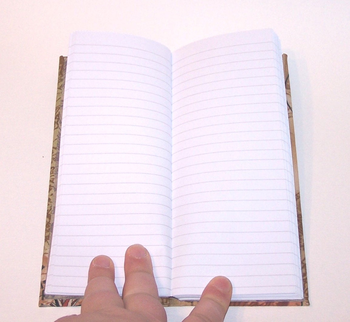 Map Patterned Pocket Notebook With Lined Pages - Etsy