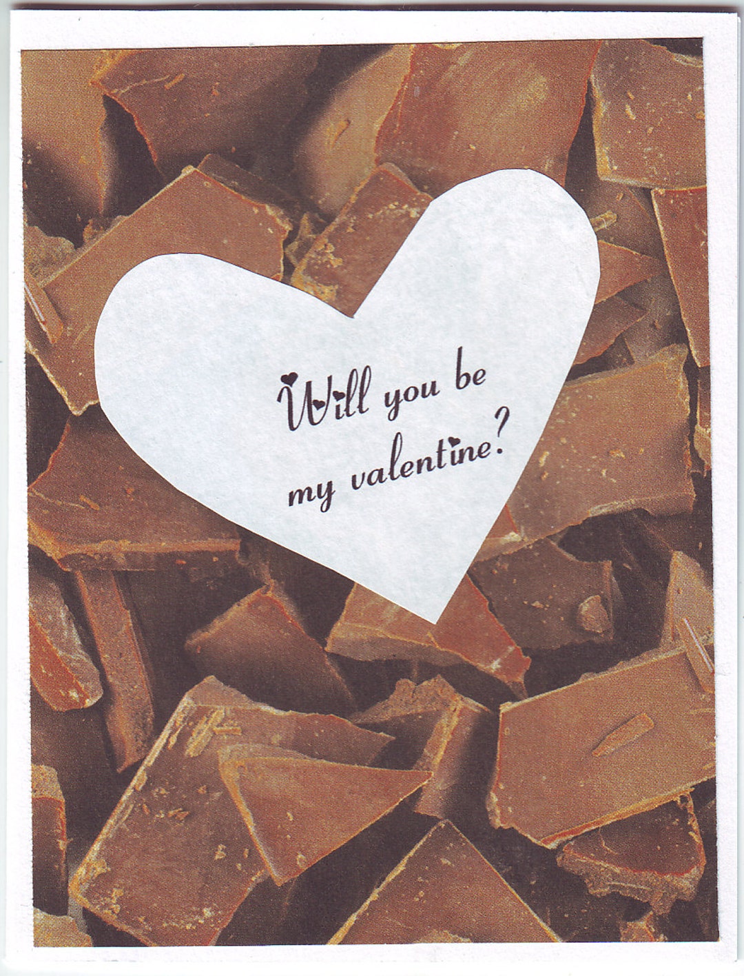 Handmade Inappropriate Valentine (chocolate Chunks) - Etsy