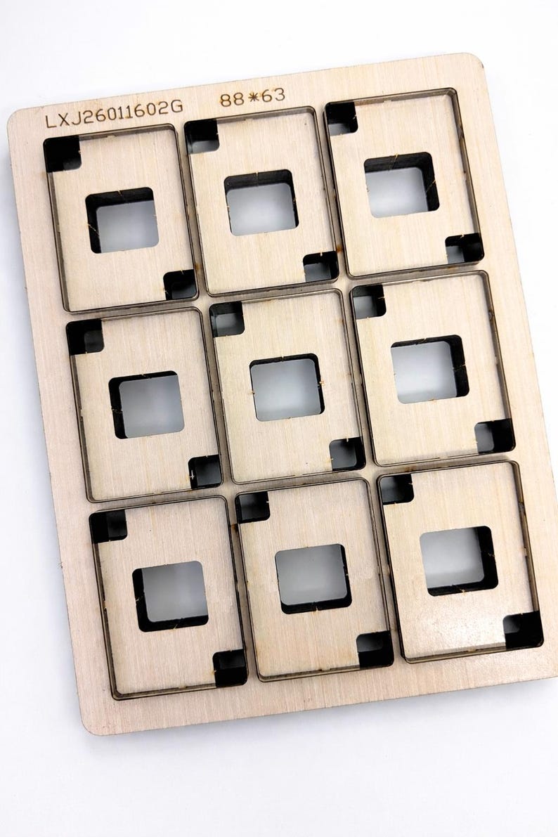 Custom TCG Card Cutting Die | Acrylic Steel Rule Die 3x3 4x2 3x2 ...