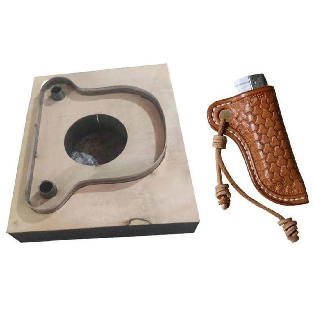 Lighter Bag Leather Cutting Die, DIY Lighter Bag Leather Punch Die ...
