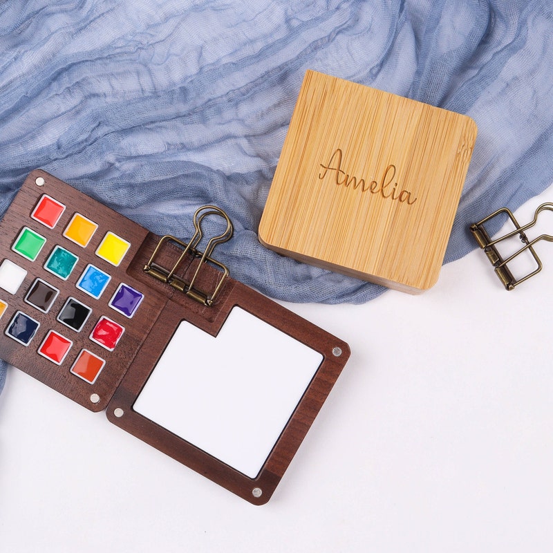 Watercolor Paint Box - Etsy