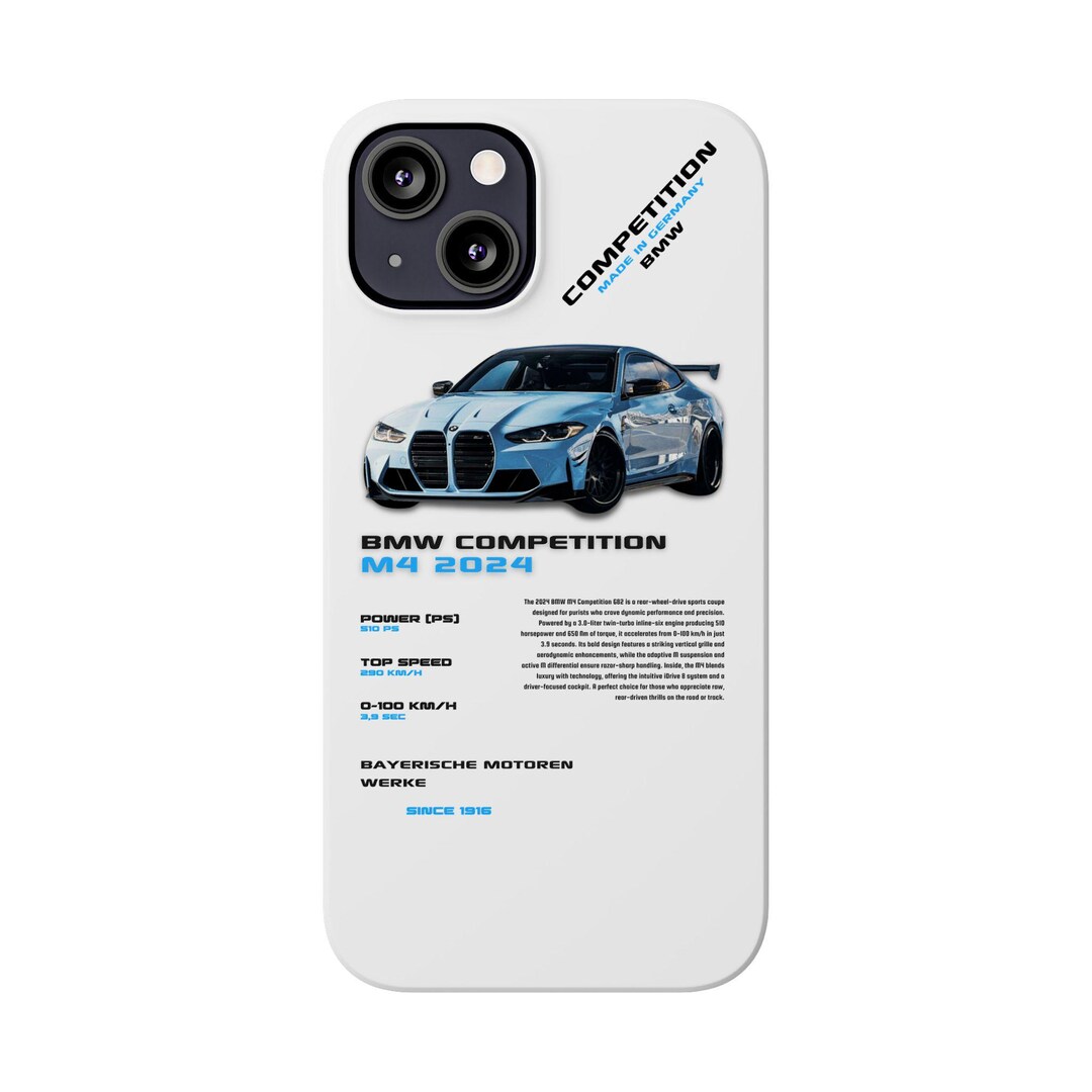 BMW M4 Phone Case, BMW M4 Competition Phone Case for Iphone, Samsung ...