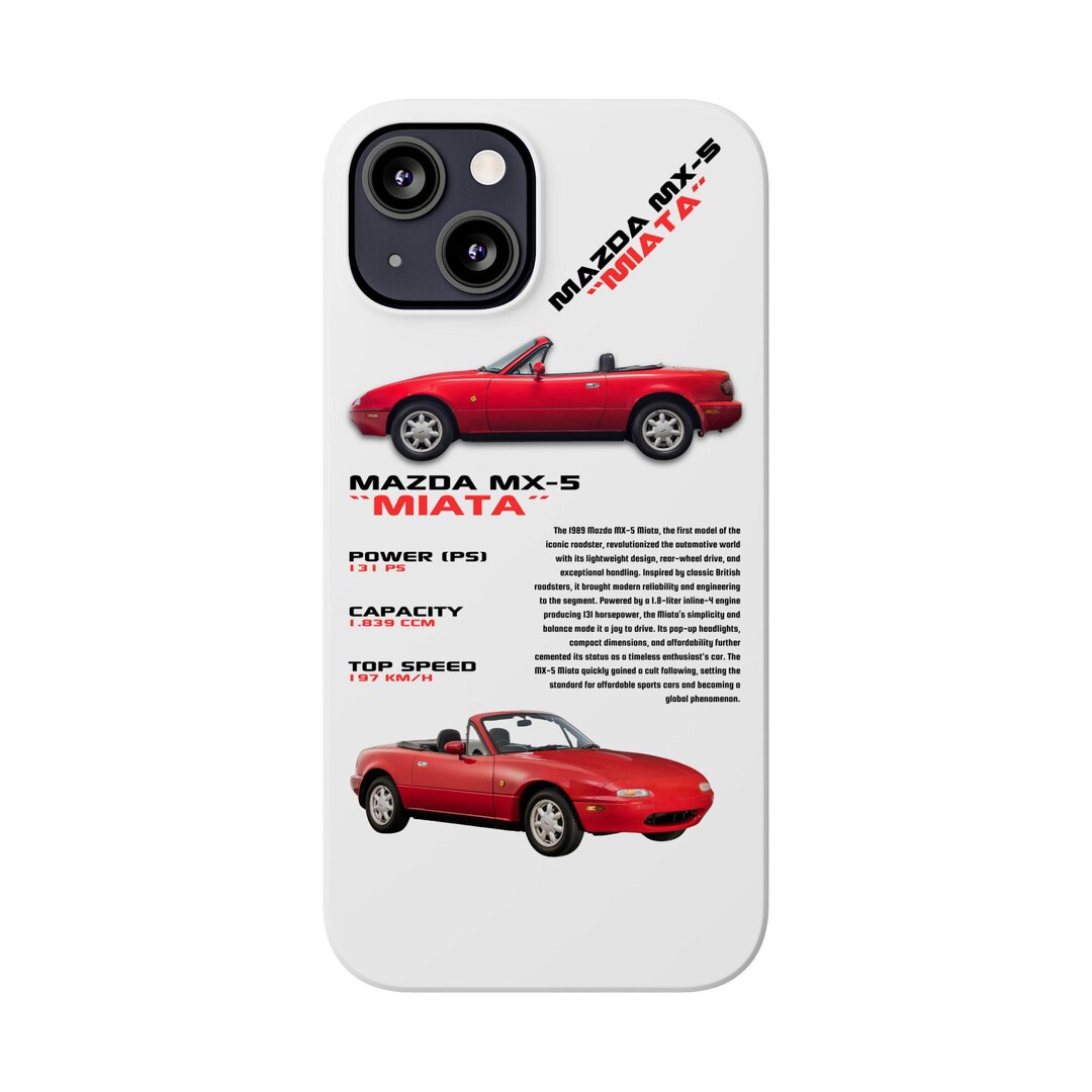 Mazda Mx-5 Miata Phone Case, Car Enthusiast Gift, Phone Cover ...