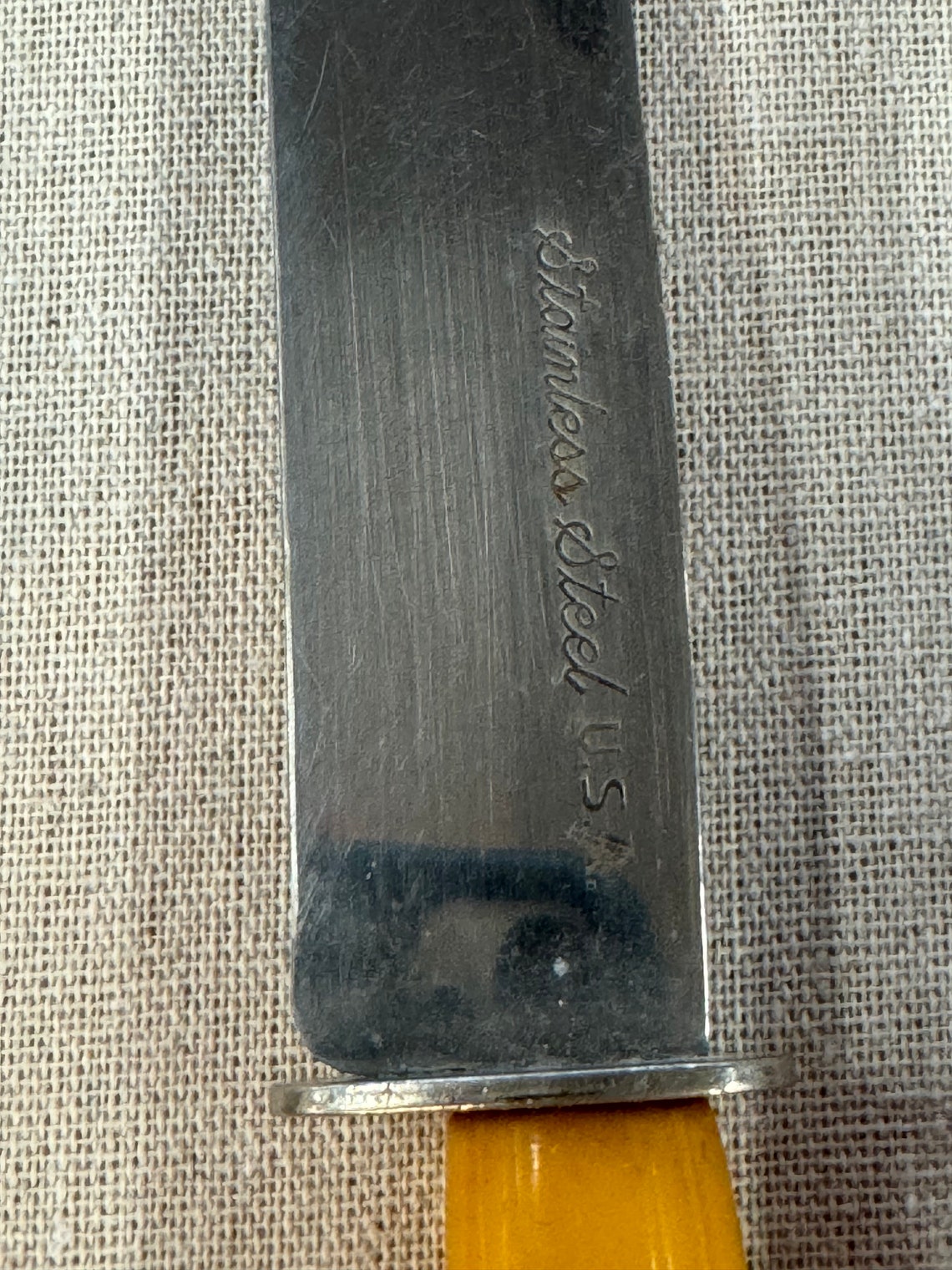 Butterscotch Bakelite Carving Set - Etsy