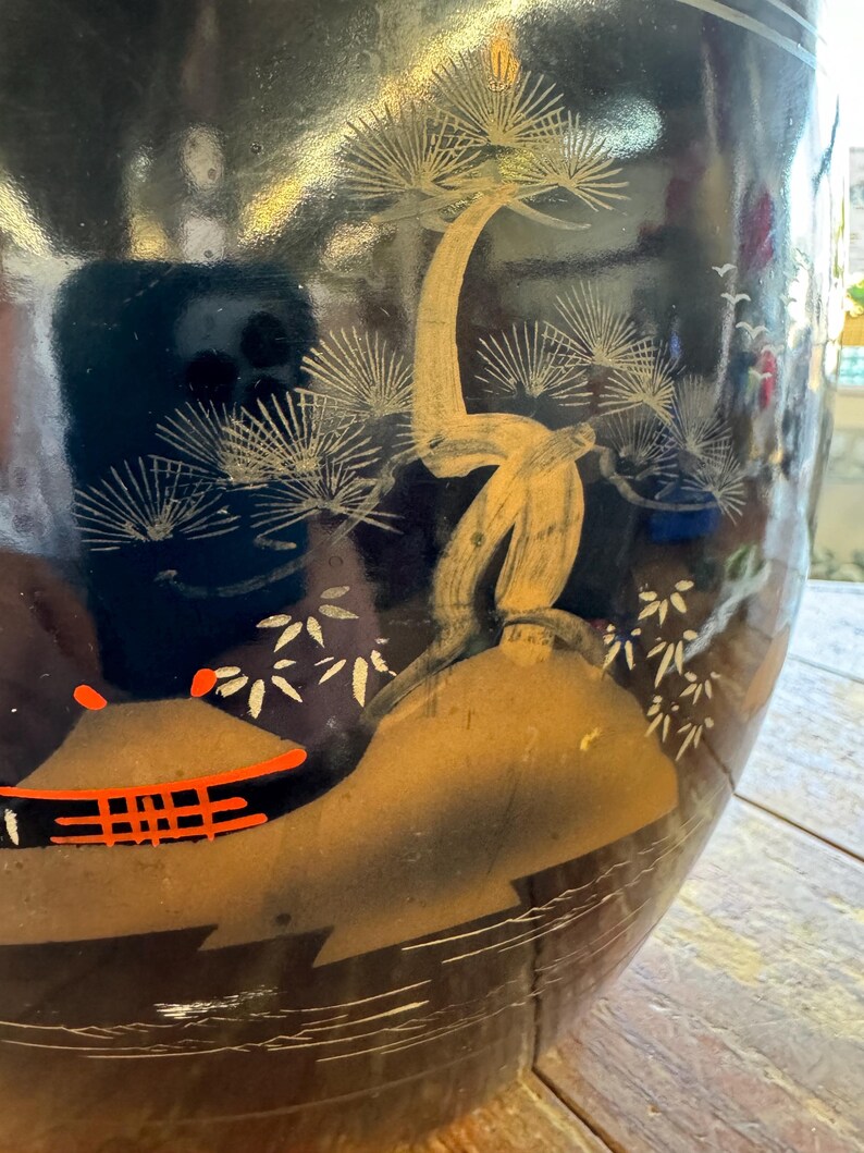 Japanese Fire Bowl Antiue Early 20th Century - Etsy