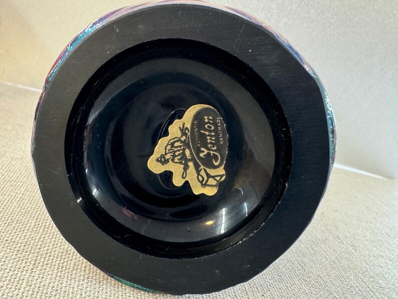 Fenton Koi Fish Carnival Glass Iridescent Mint Figurine Paperweight ...