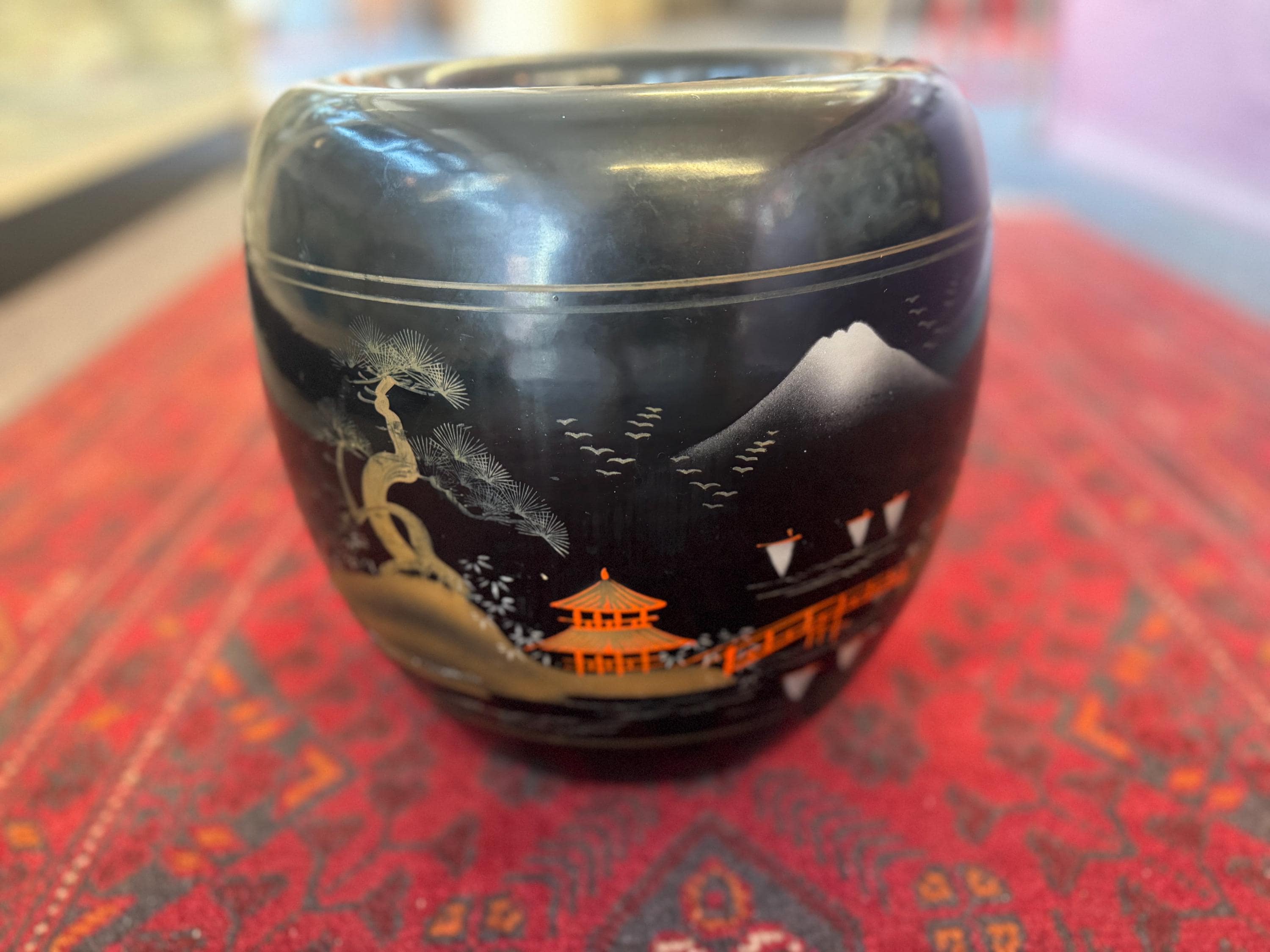 Japanese Fire Bowl Antiue Early 20th Century - Etsy