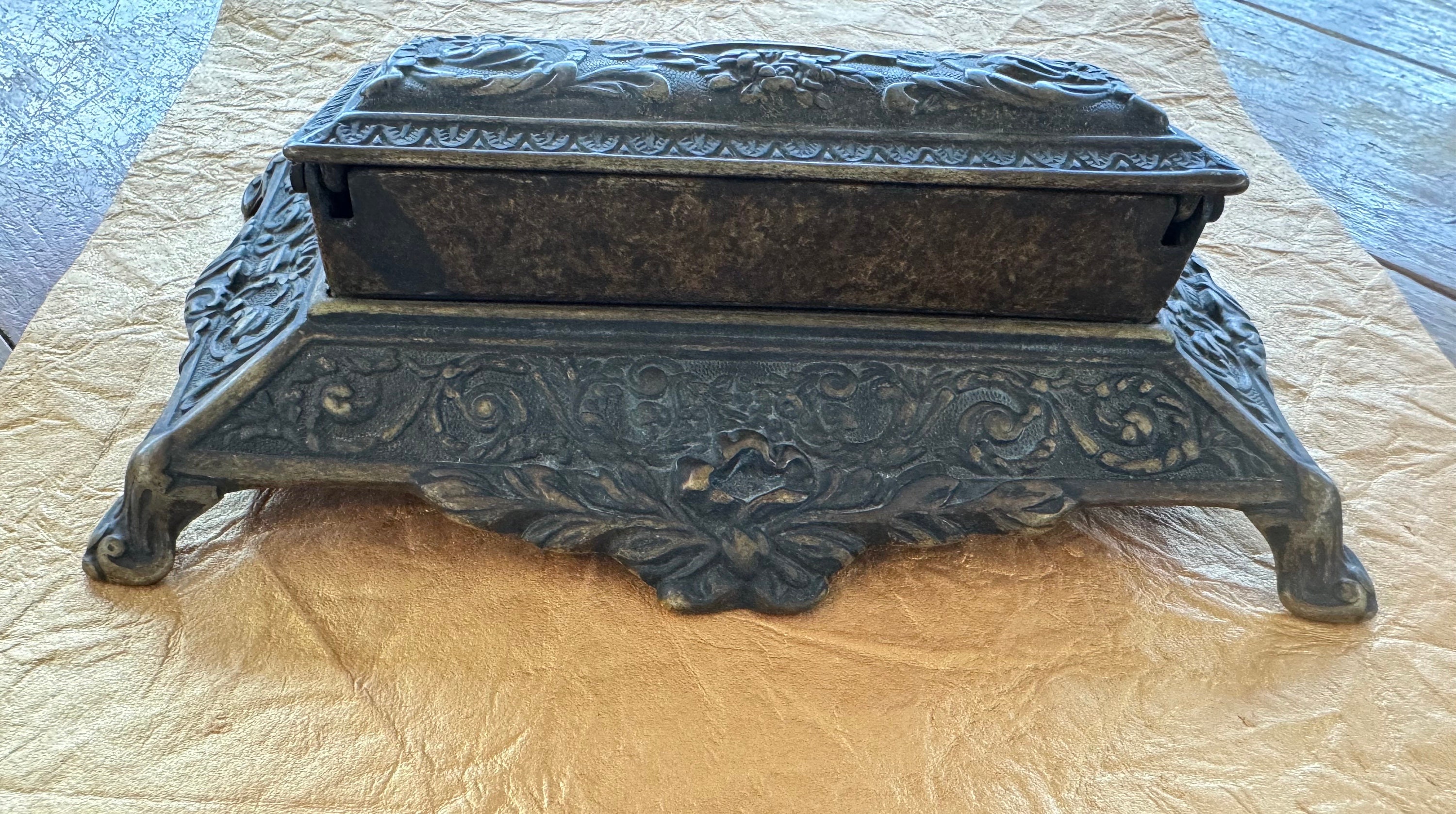 Victorian Ornate Stamp Box - Etsy