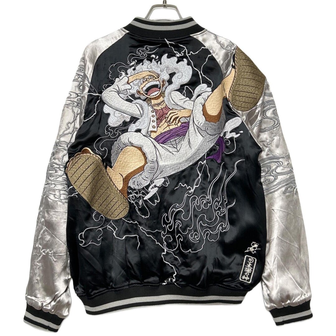 Tangled Soul 絡繰魂 X One Piece Reversible Embroidered Sukajan Silver ...