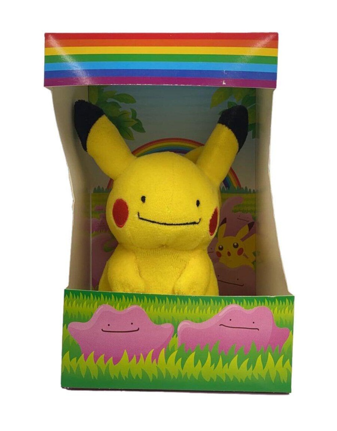 Official Pokemon 7.9" Tall 20 Cm Plush Ditto My Pikachu Plushy Plushie ...
