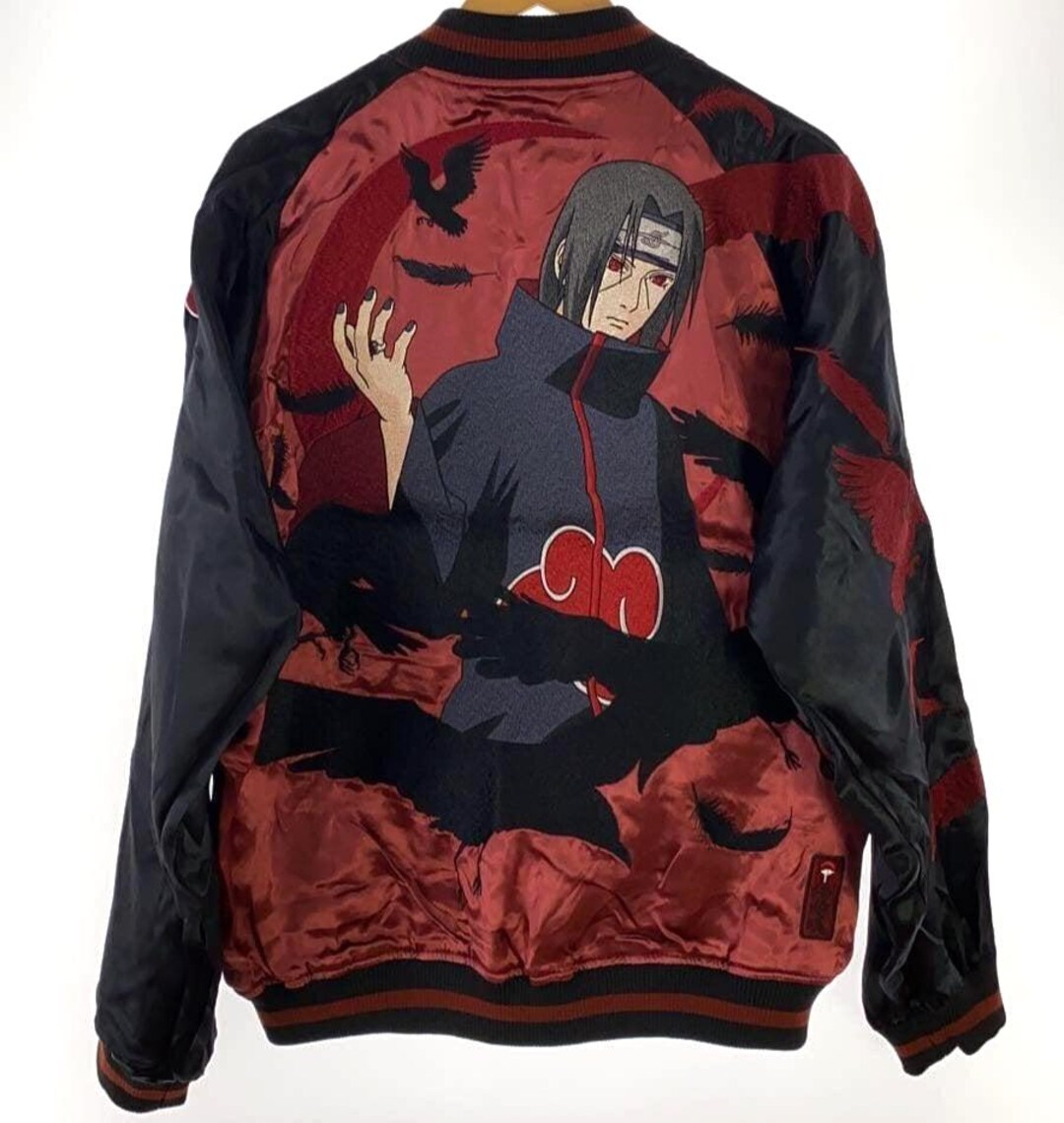 Tangled Soul 絡繰魂 XL Akatsuki Itachi Vampire Sukajan Red Black Sasuke ...