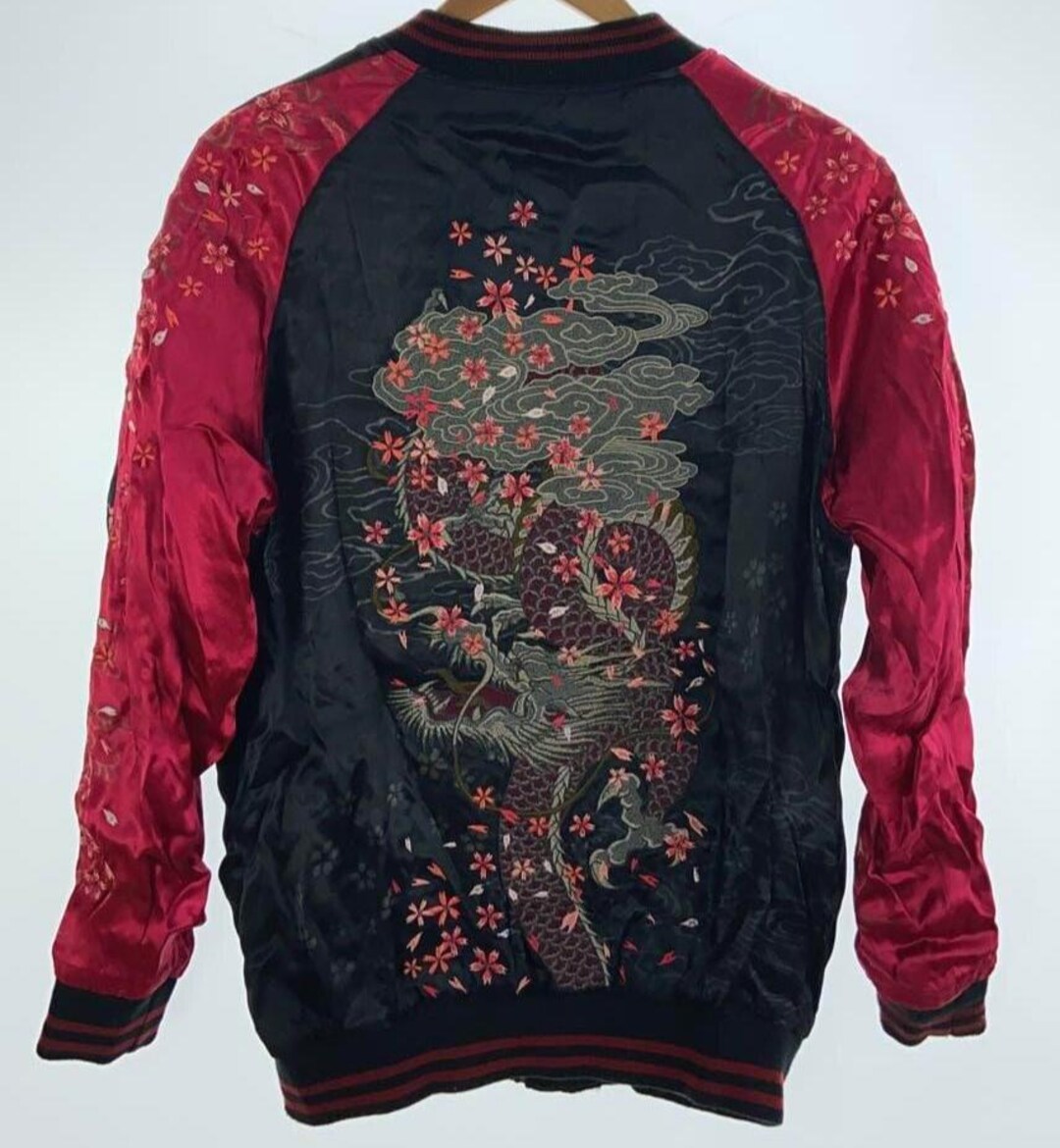 Miyabi Musubi 雅結 Reversible Dragon Phoenix Sukajan Black Red Gold ...