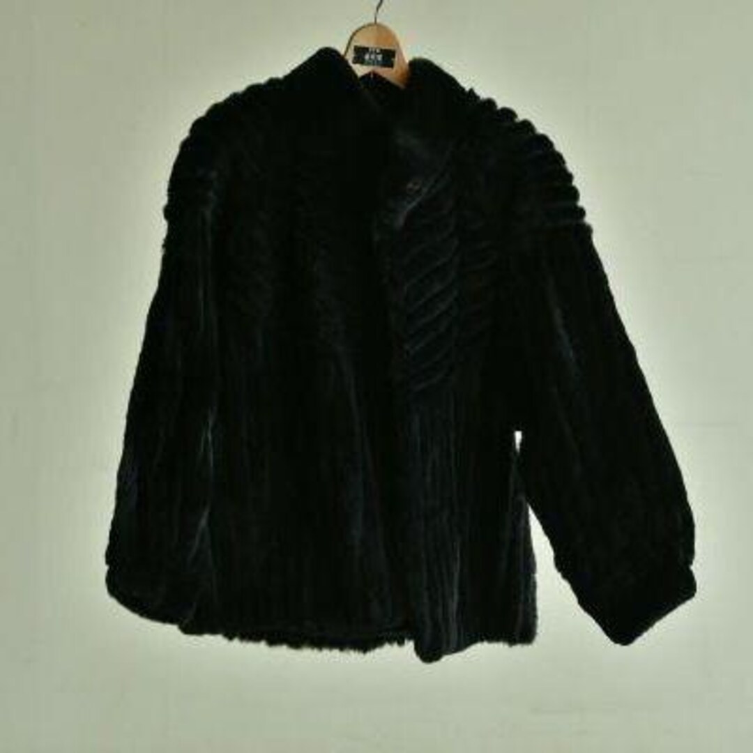 SAGA FOX Large Jet Black Fox Fur Real Fox Fur Coat Jacket Arctic Fox ...