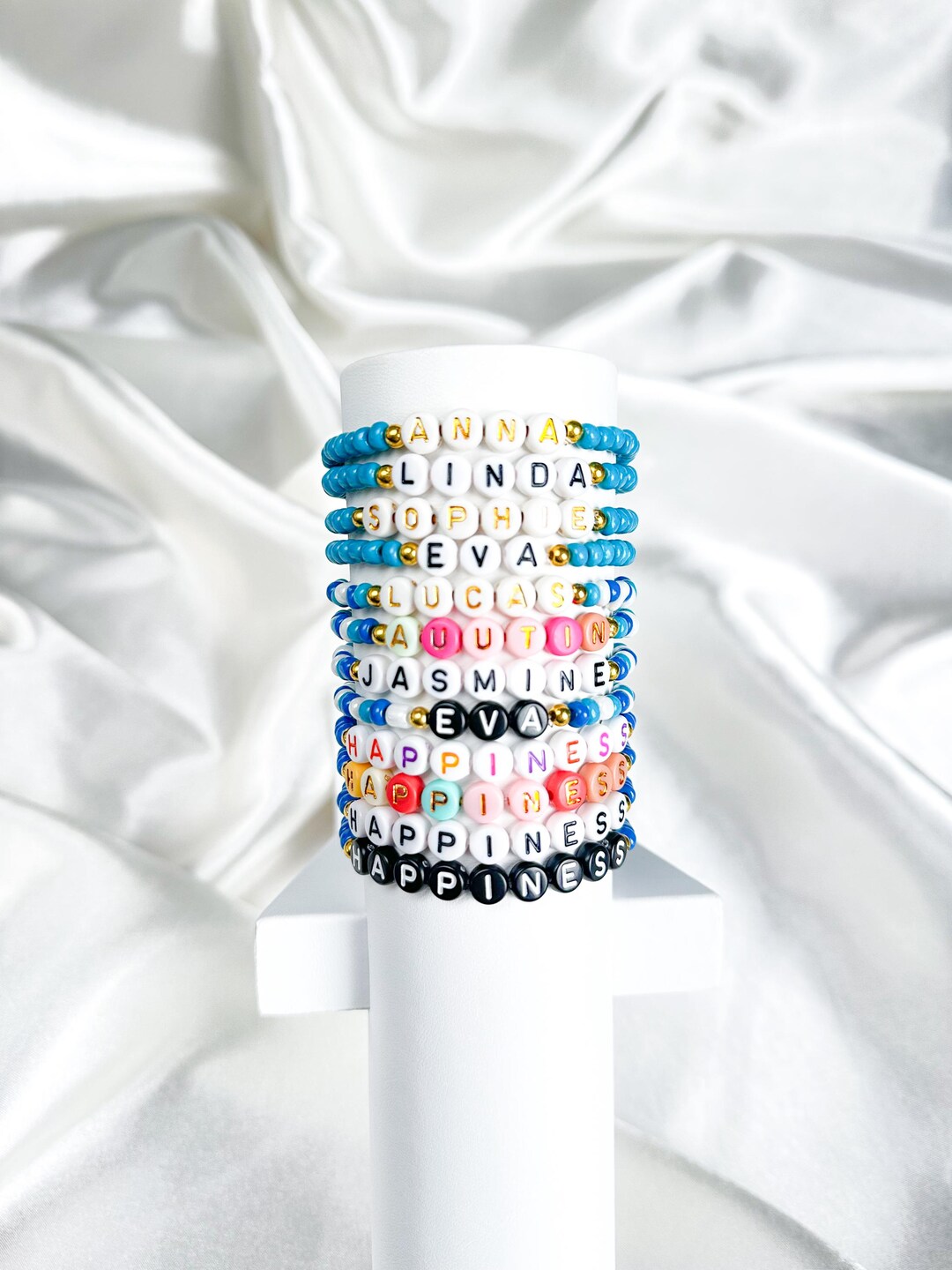 1,25,50,100,200 Bulk Team Bracelet, Custom Friendship Bracelets ...