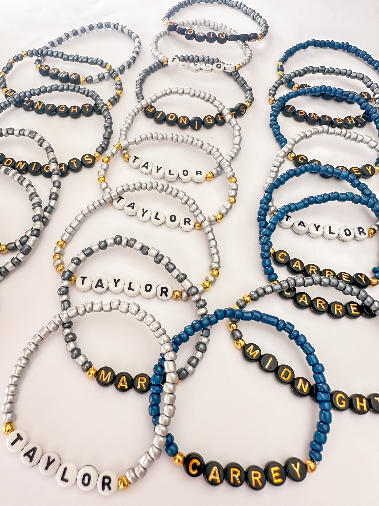 1-25-100-200-1000 Custom Friendship Bracelets, Bulk Team Bracelet ...