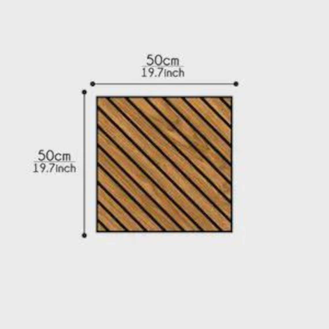 Oak Lamella 3D Wall Panel: Modern Art Deco Black HDF Decor - Etsy