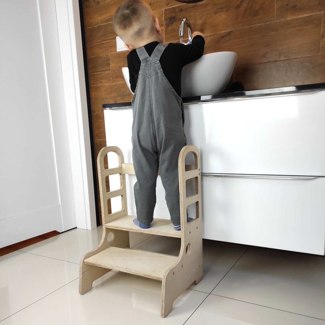 Kitchen Tower Montessori Learning Kids Tower Helper Tower Kitchen Step ...