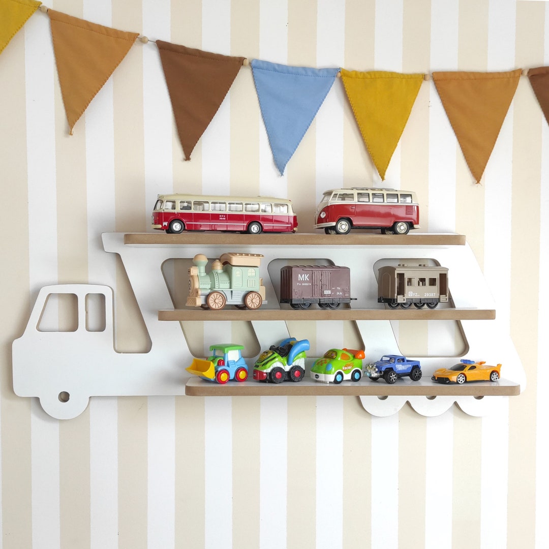 Display for Cars Childroom, Car Shelf, Shelf in the Shape of a Car ...