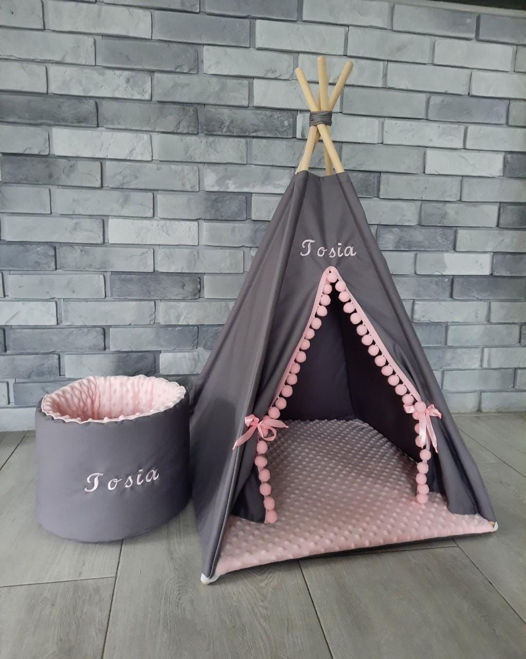 Personalized Pet Teepee, Pet Tipi, Dog Teepee, Boho Dog House, Cat Tipi ...