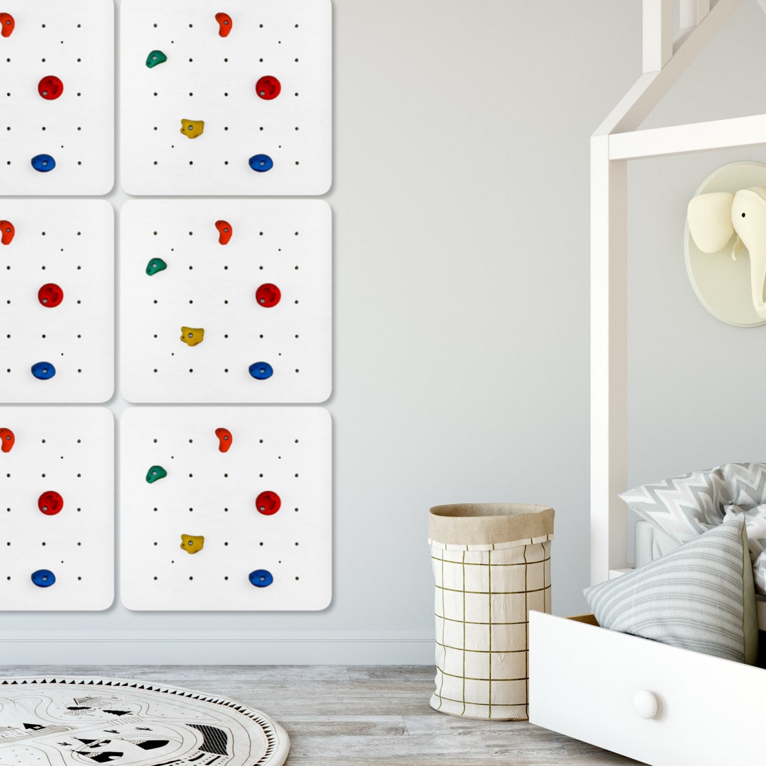 Kids Indoor Climbing Wall: Wooden Activity Play Wall (60x60cm Panel) - Etsy