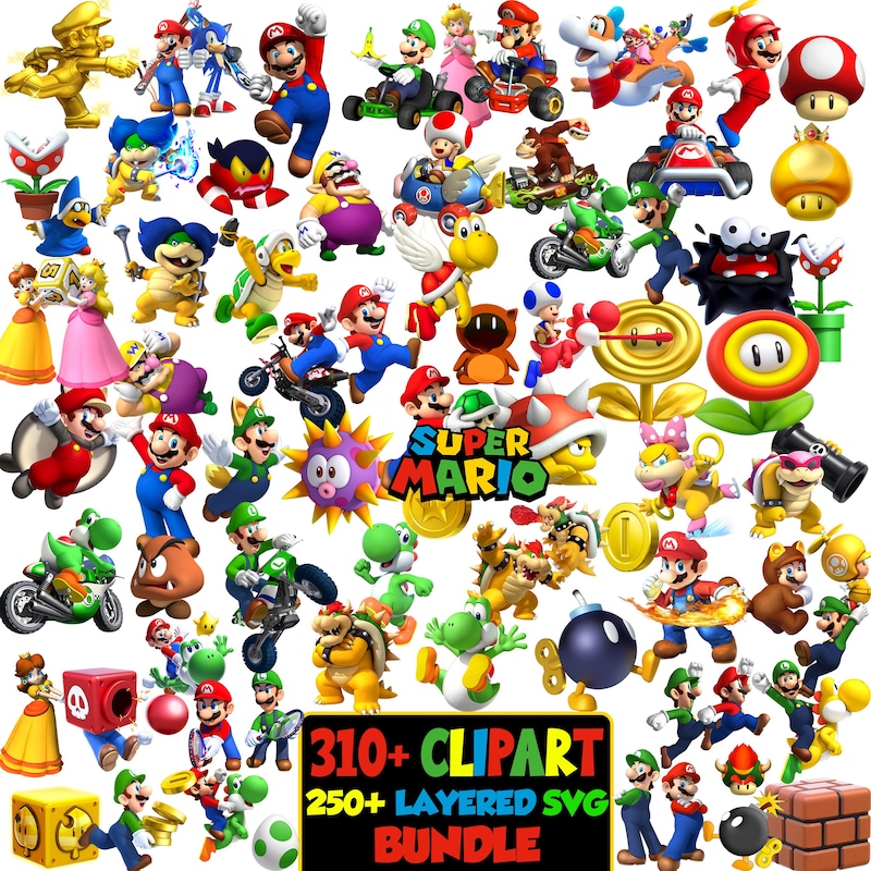 3d Printed File Mario - Etsy