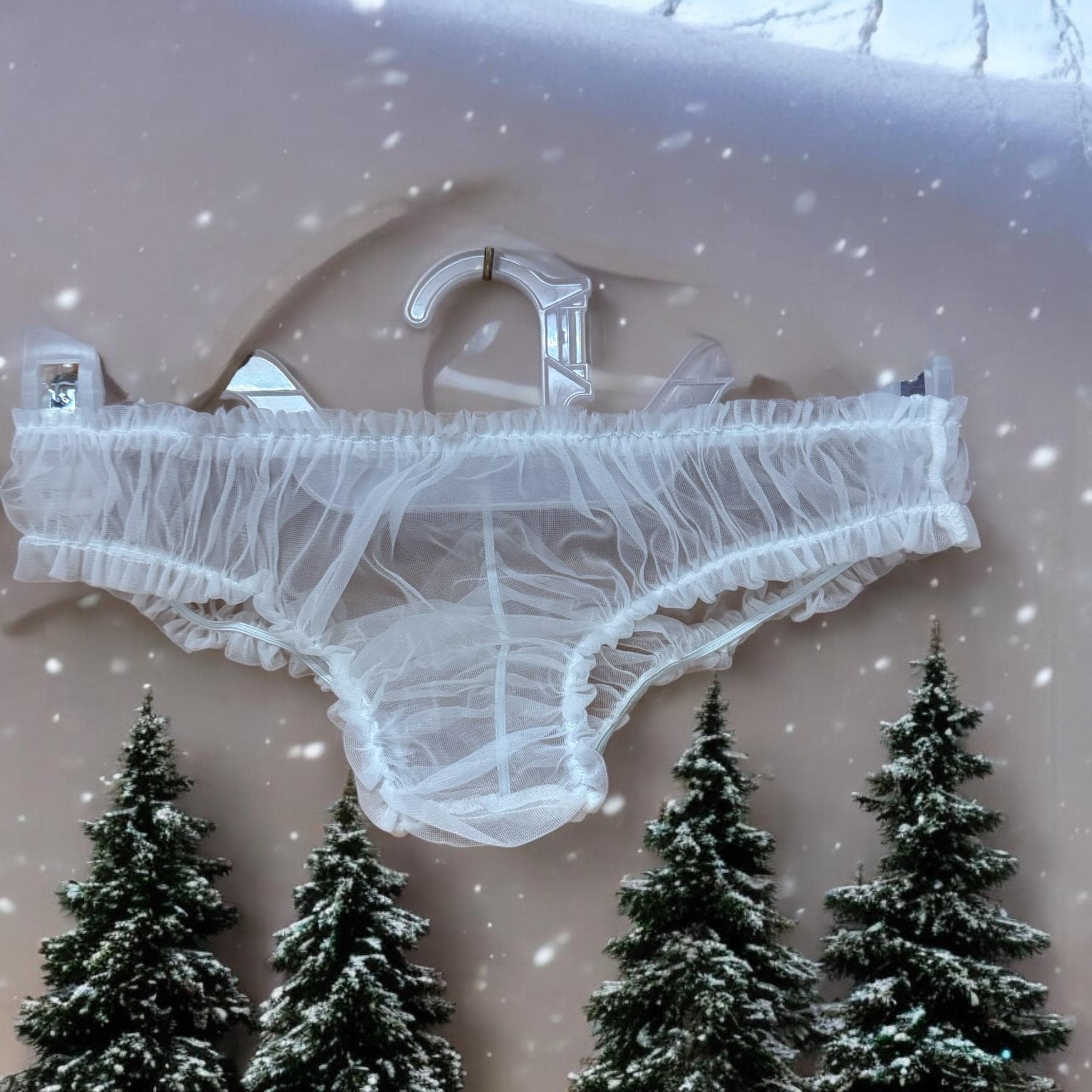 White Chiffon Bloomers - Sheer Sexy Panties - Etsy