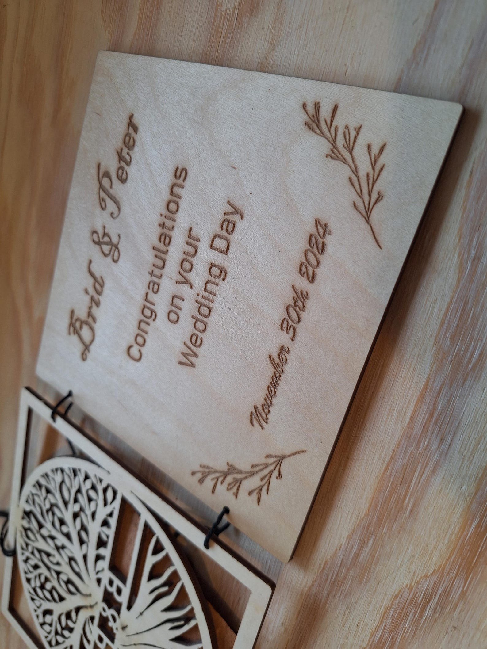 Tree of Life Wedding Invitation Card, Forest Wedding, Environmentally ...