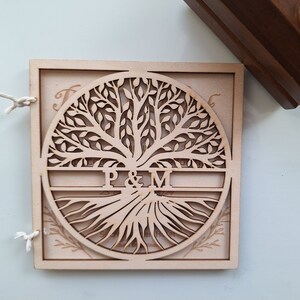 Tree of Life Wedding Invitation Card, Forest Wedding, Environmentally ...