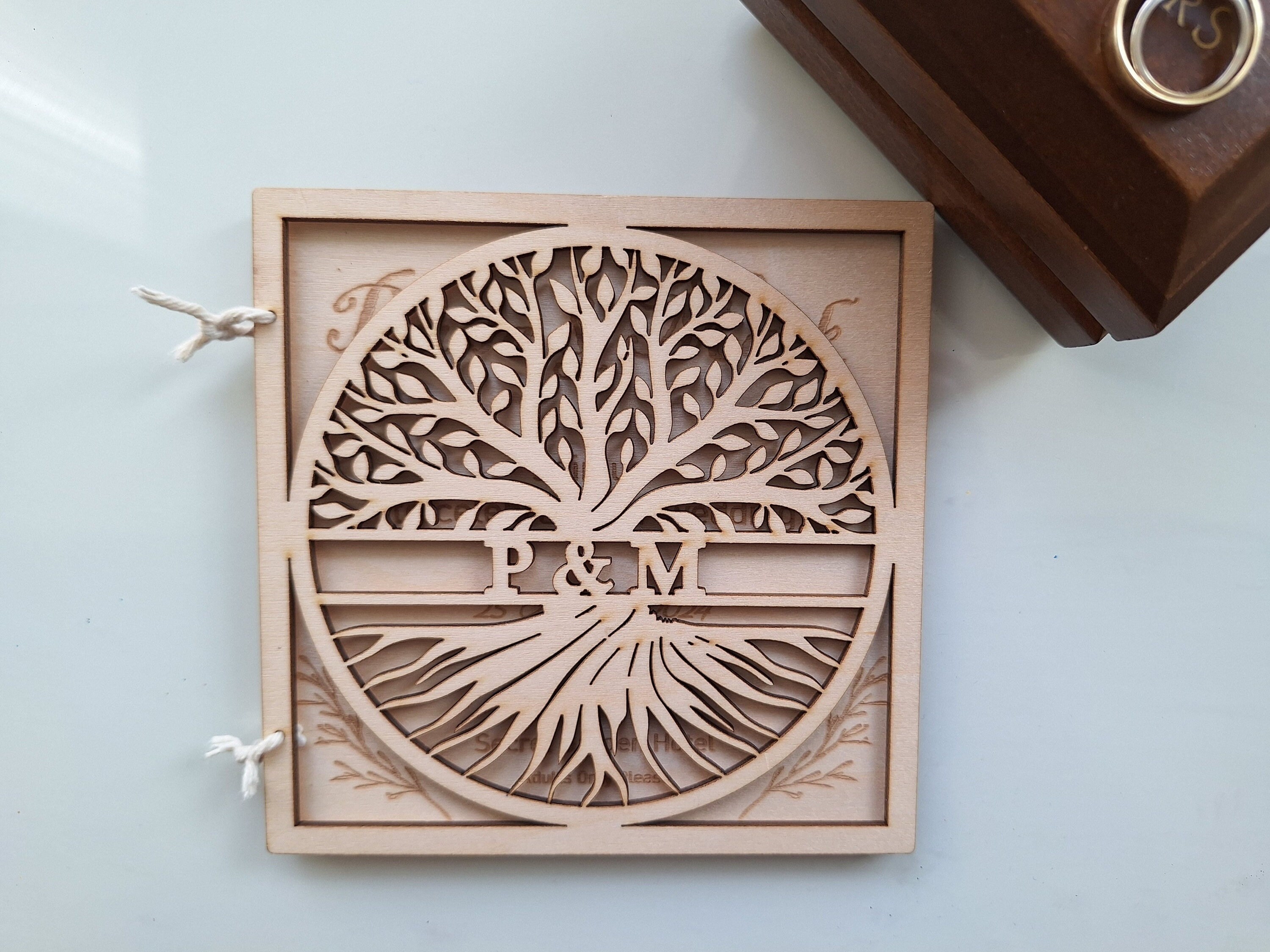 Tree of Life Wedding Invitation Card, Forest Wedding, Environmentally ...