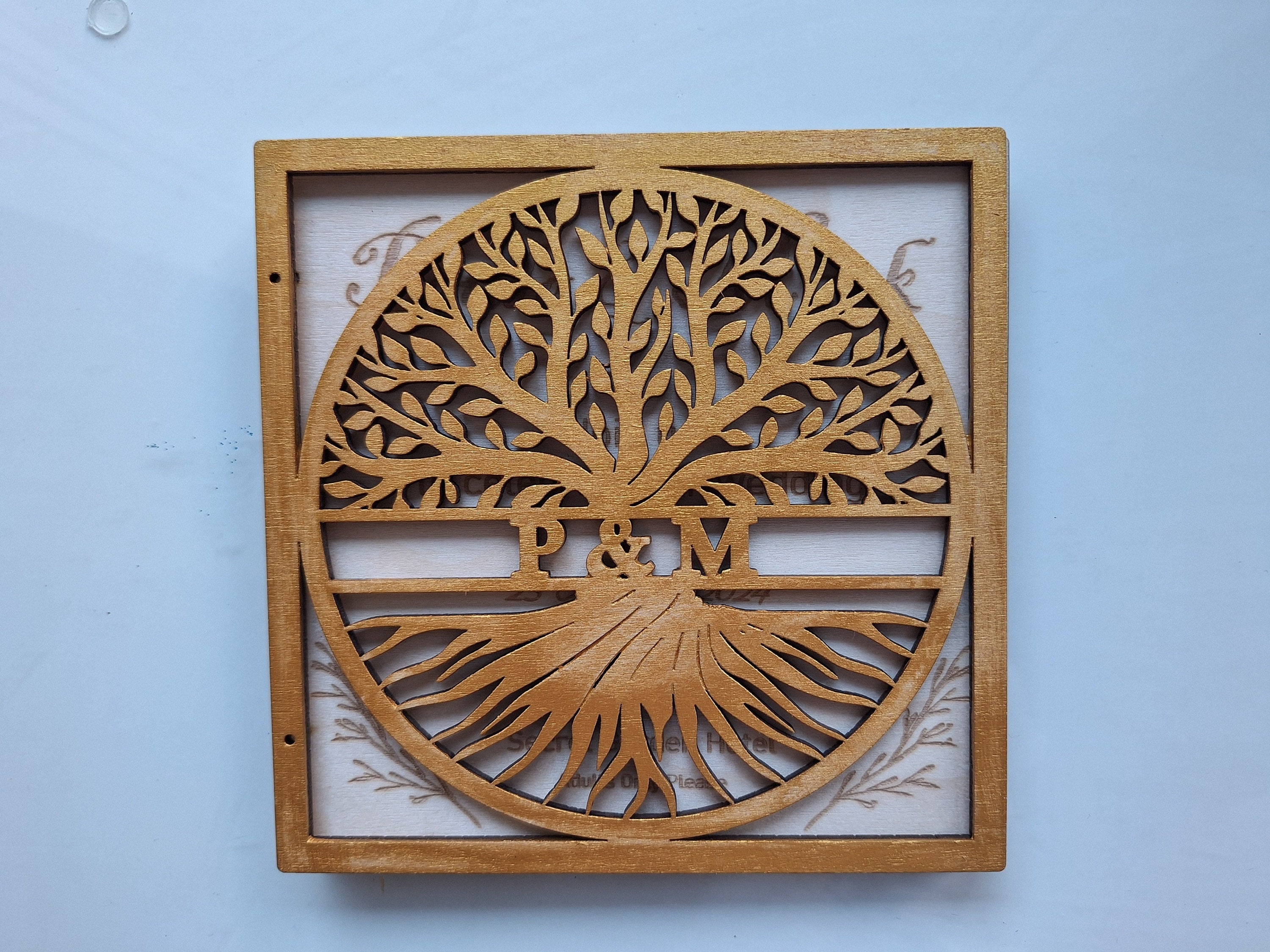 Tree of Life Wedding Invitation Card, Forest Wedding, Environmentally ...