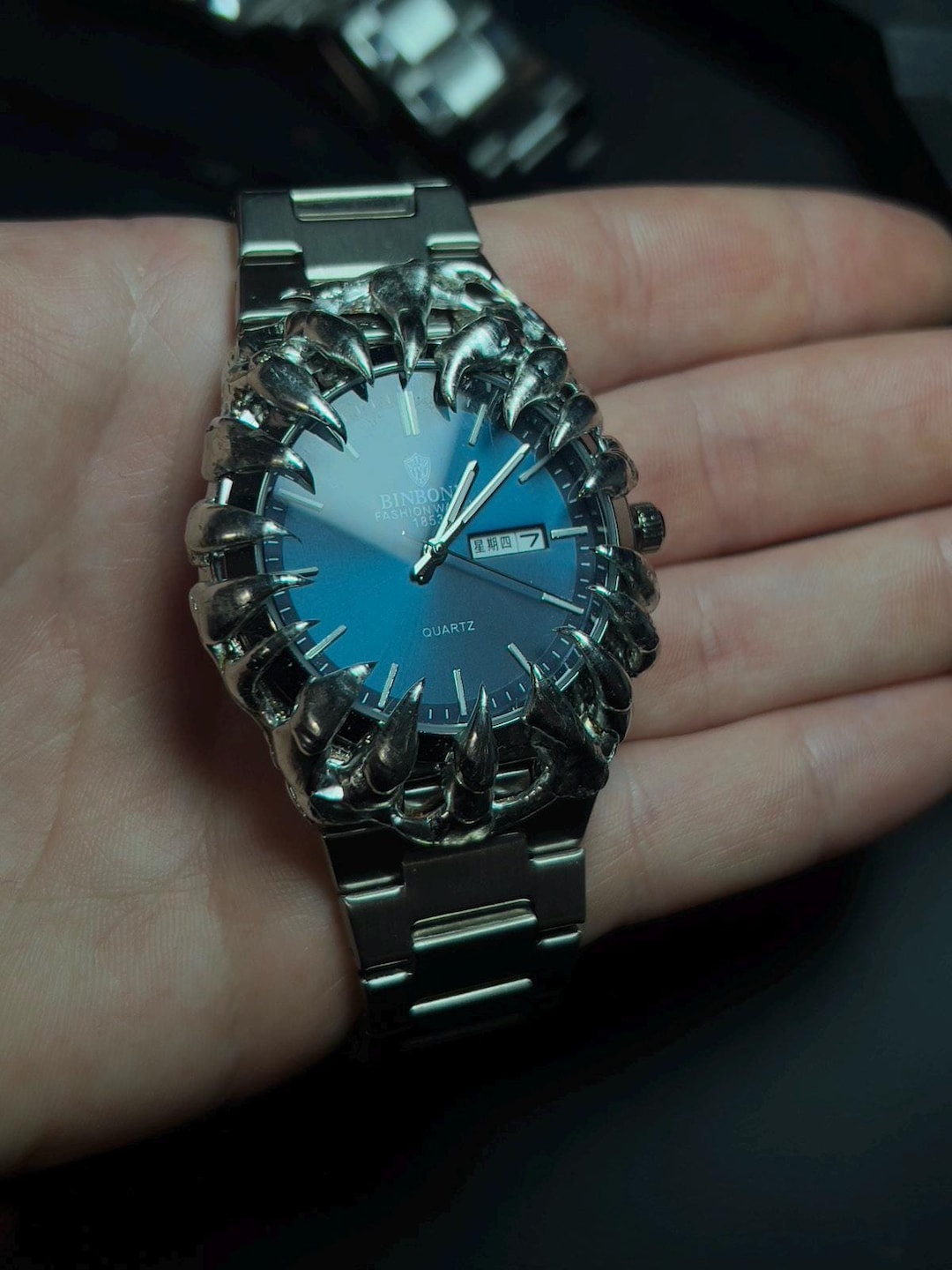 Soldered Watch blue Face - Etsy