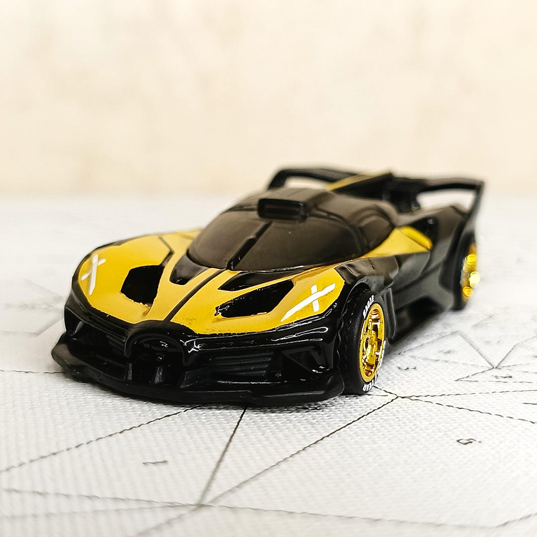 Hot Wheels Bugatti Bolide Custom With Real Rubber Tires 1:64 Scale ...