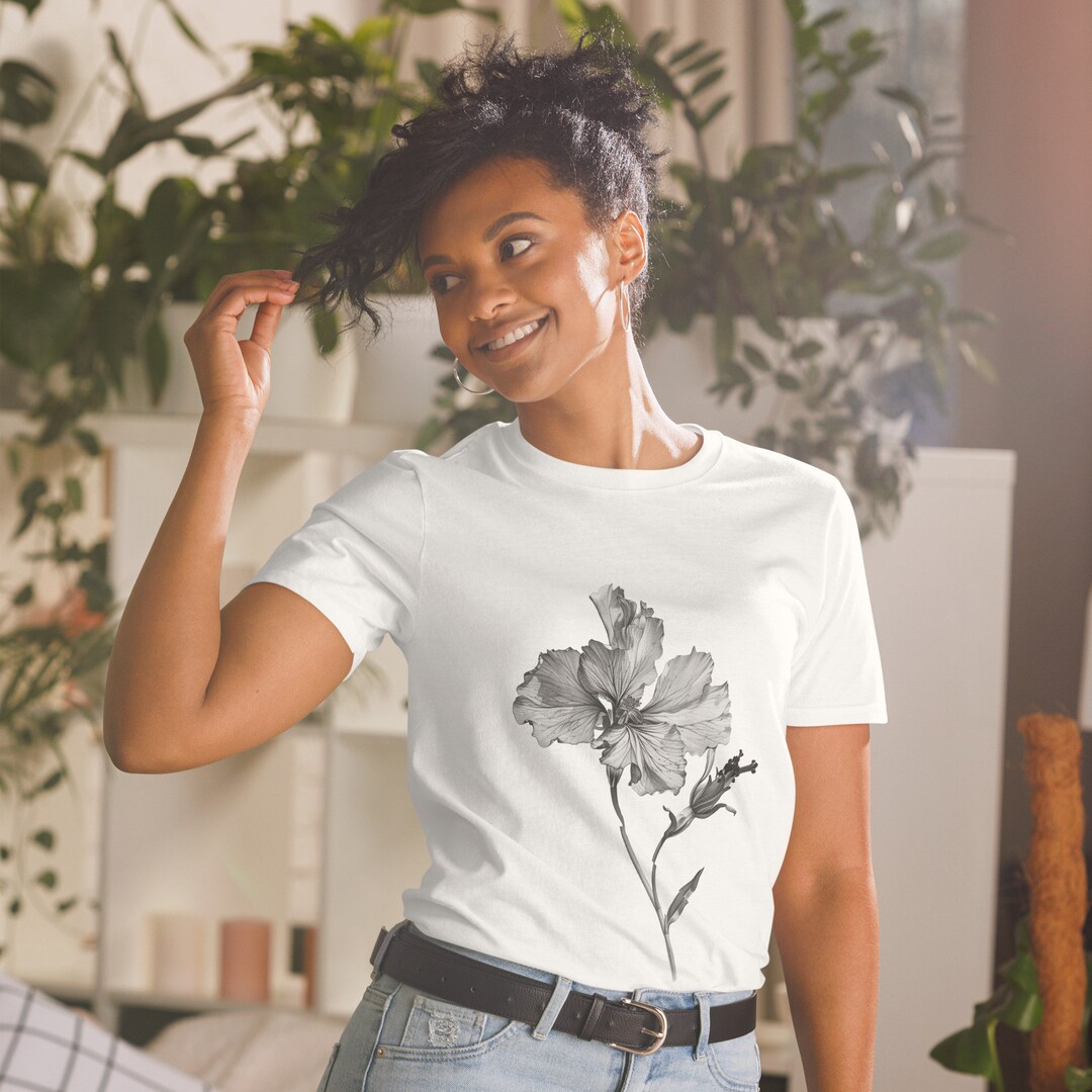 Vintage Flower Shirt, Boho Flower T-shirt, Wildflower T-shirt ...