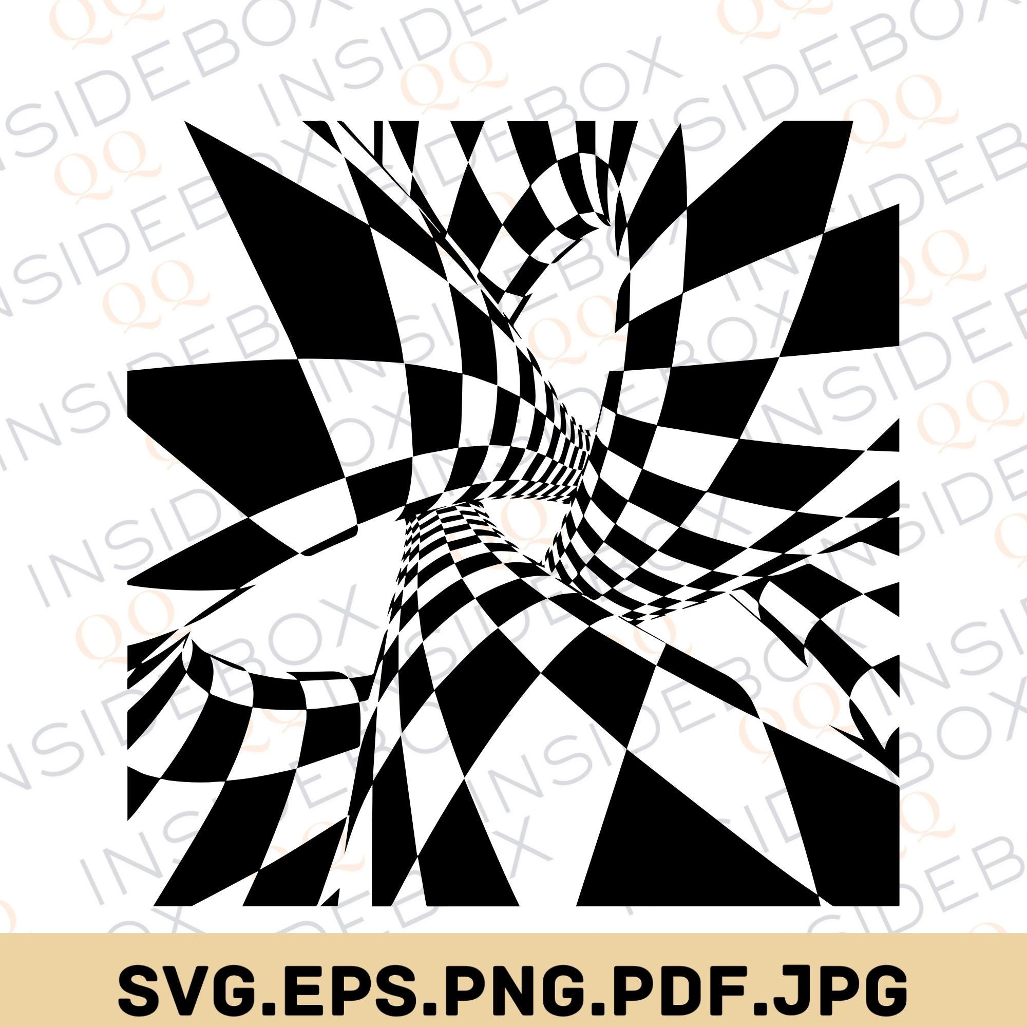 Optical Illusions SVG, Illusions SVG, Art Svg,trippy Svg,psychedelic ...