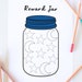 Stars and Moons Reward Jar, Reward Chart Printable, Marble Jar ...