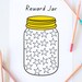 Kids Printable Reward Jar, Reward Chart Printable, Marble Jar Printable ...