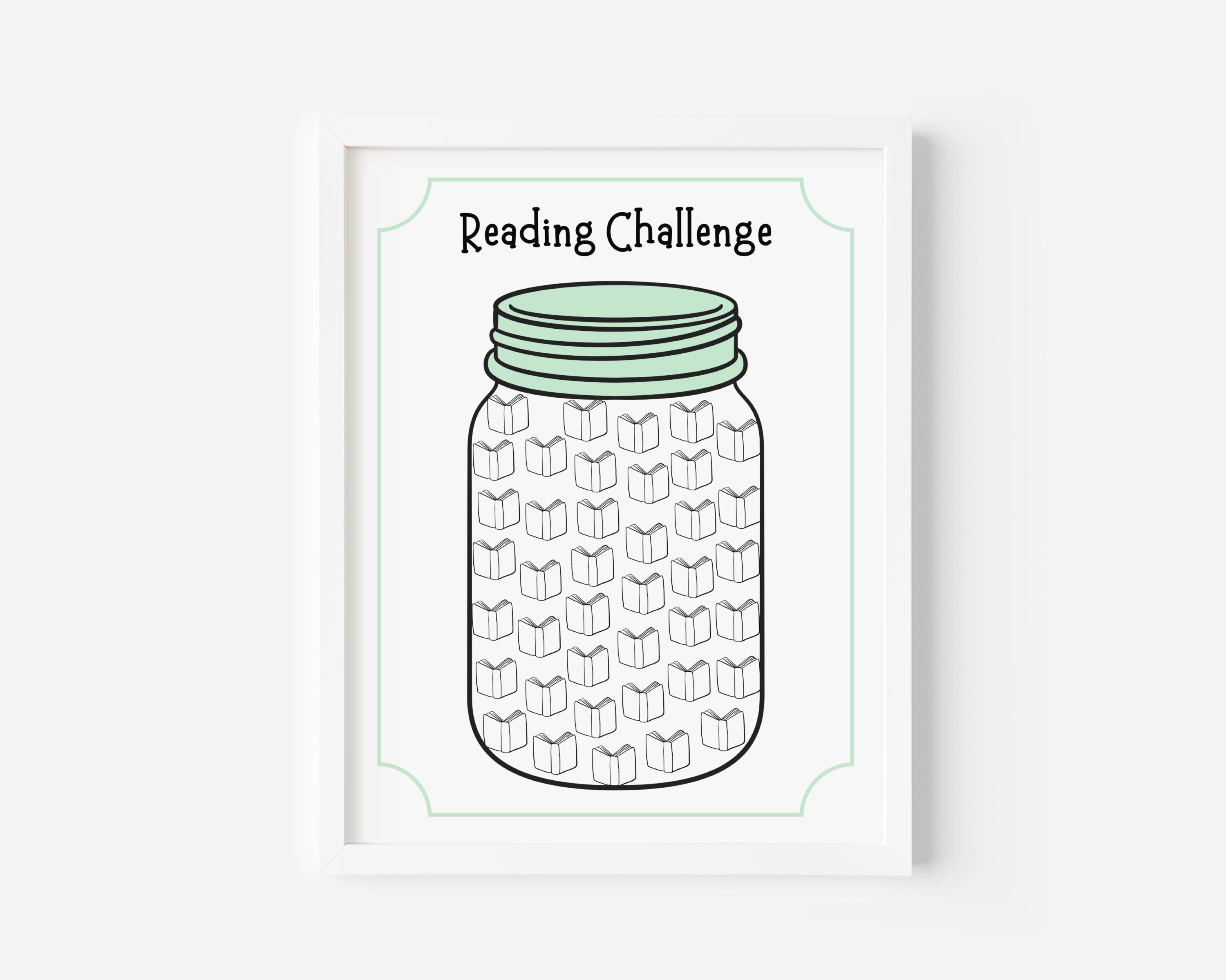 40 Book Reading Challenge | Reading Log | Book Log | Reading Tracker ...