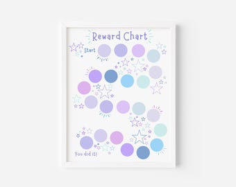 Kids Reward Chart Printable, Toddler Reward Chart, Kids Behavior Chart ...