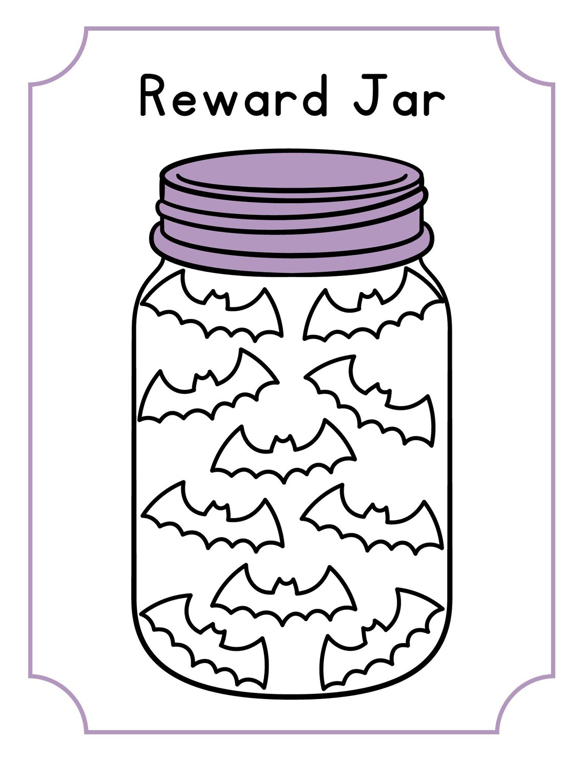 Kids Reward Jar Printable, Kids Reward Chart, Toddler Reward Jar ...