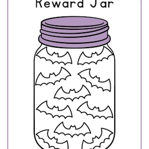 Kids Reward Jar Printable, Kids Reward Chart, Toddler Reward Jar ...