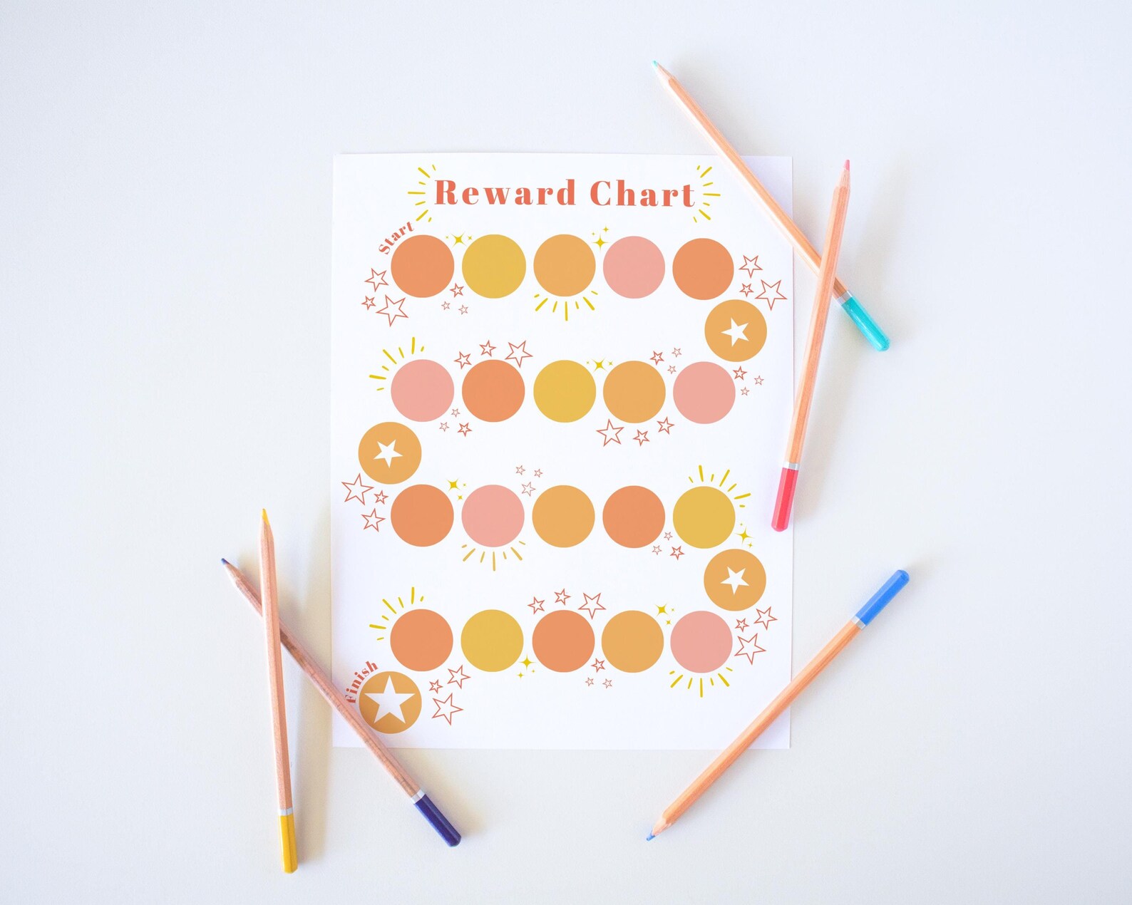 Kids Printable Reward Chart, Kids Behavior Chart, Toddler Reward Chart ...