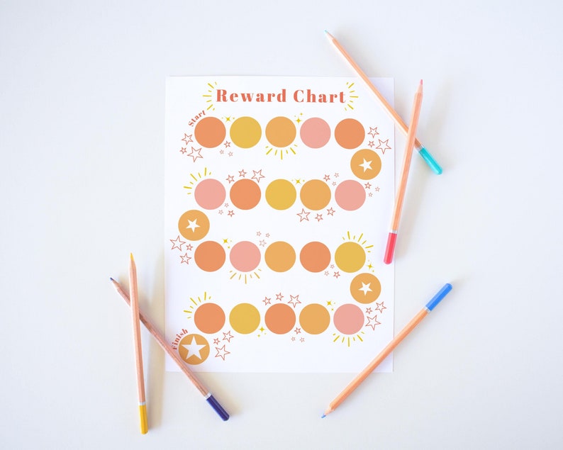 Kids Printable Reward Chart, Kids Behavior Chart, Toddler Reward Chart ...